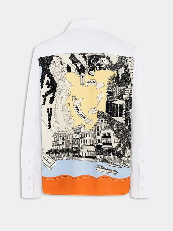 CALLAS MILANO Permanent Collection Sirene Como Lake Shirt - White