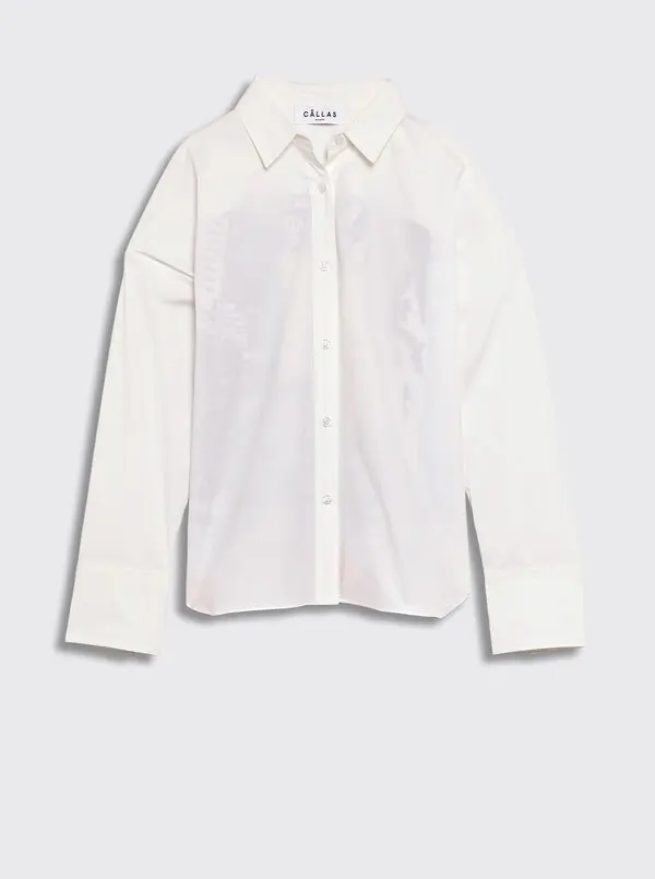 CALLAS MILANO Permanent Collection Sirene Como Lake Shirt - White