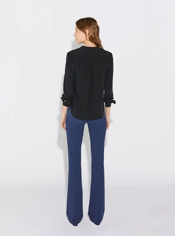 Permanent Collection Olympia Silk Crewneck Top