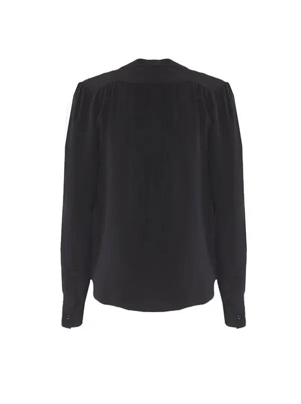 Permanent Collection Olympia Silk Crewneck Top