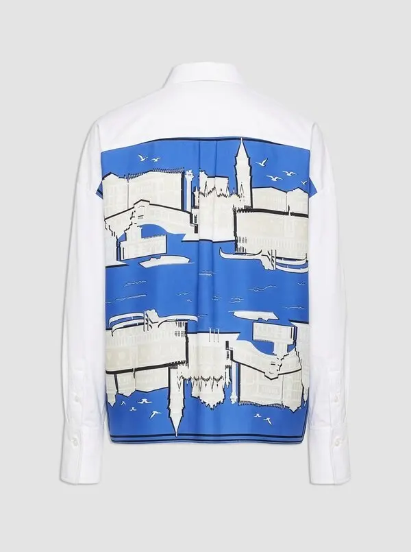CALLAS MILANO Ss26 Sirene Scarf Back Shirt