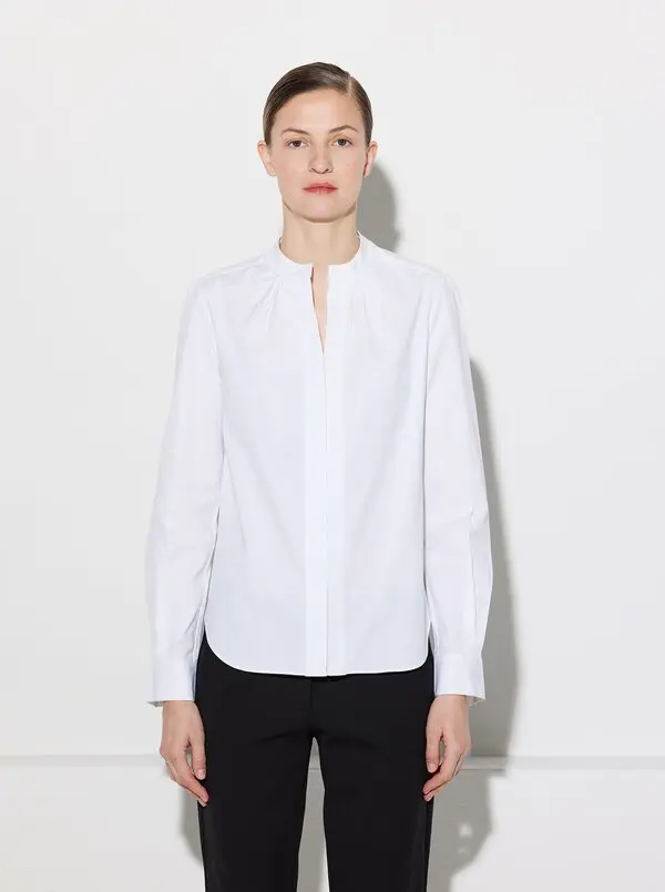 CALLAS MILANO Olympia Poplin Blouse - White