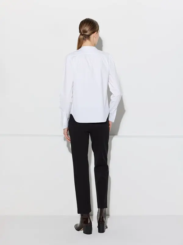 CALLAS MILANO Olympia Poplin Blouse - White