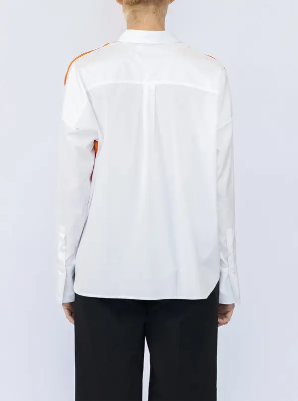 CALLAS MILANO Sirene Silk Scarf Front Shirt