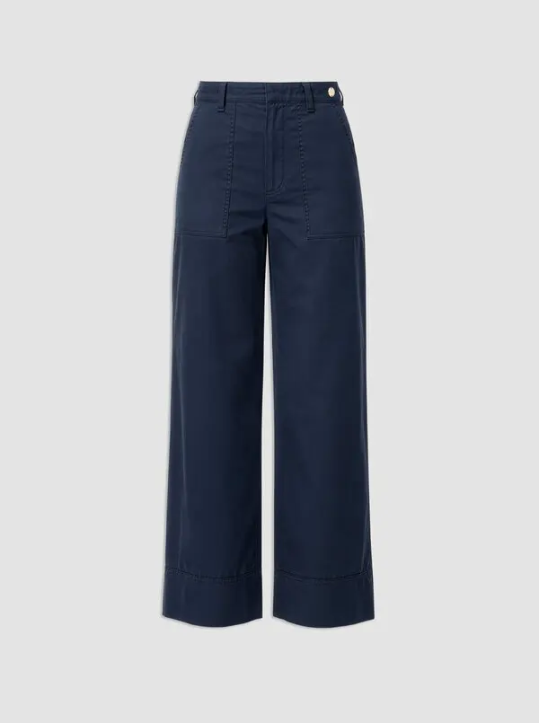 CALLAS MILANO Ss26 Sailor Wide Leg Pant - Navy
