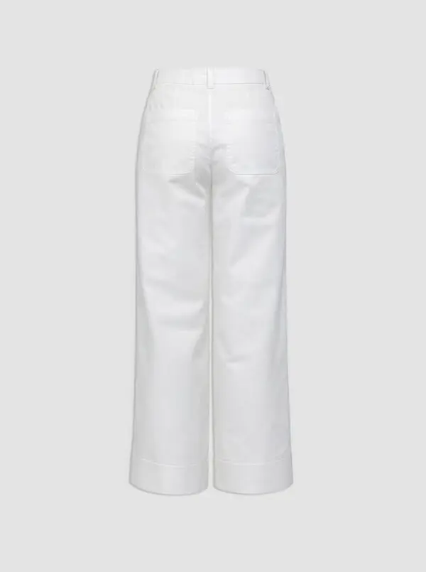 CALLAS MILANO Ss26 Sailor Wide Leg Pant - White