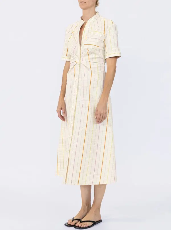 CALLAS MILANO Ss26 Noor Short Sleeve Shirtdress