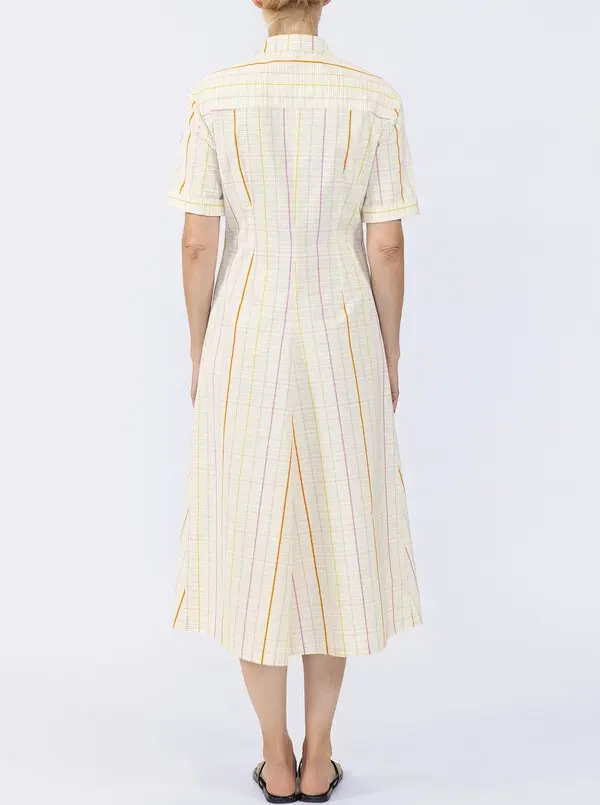 CALLAS MILANO Ss26 Noor Short Sleeve Shirtdress
