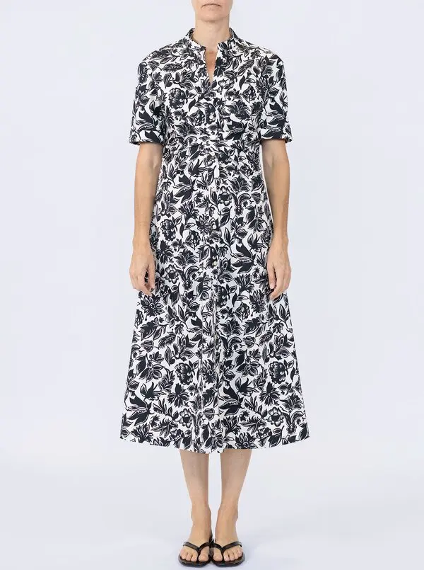 CALLAS MILANO Ss26 Noor Short Sleeve Shirtdress