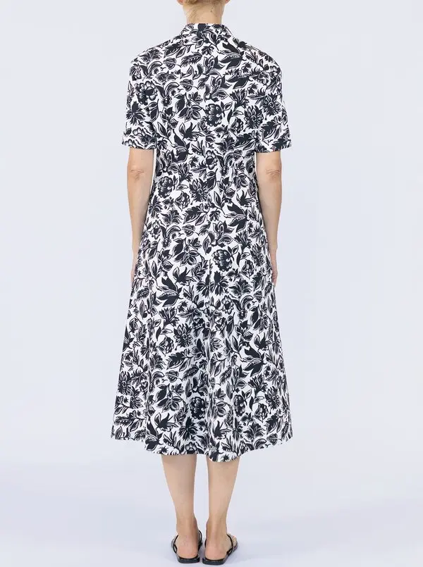 CALLAS MILANO Ss26 Noor Short Sleeve Shirtdress