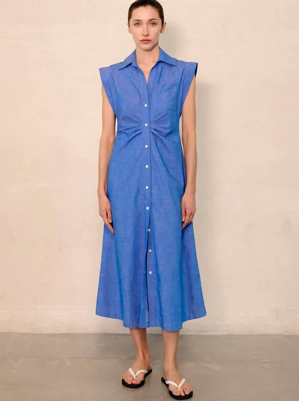 CALLAS MILANO Miami Sleeveless Shirtdress