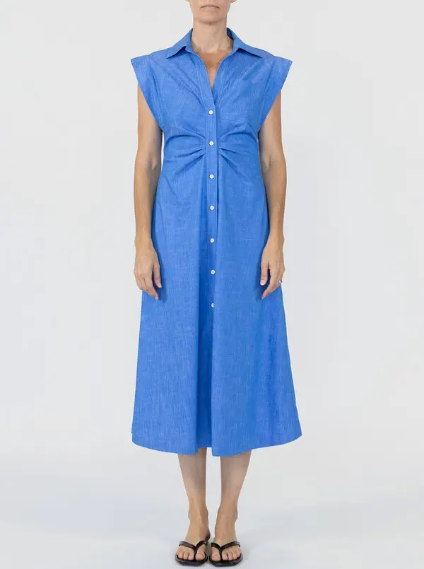 CALLAS MILANO Miami Sleeveless Shirtdress