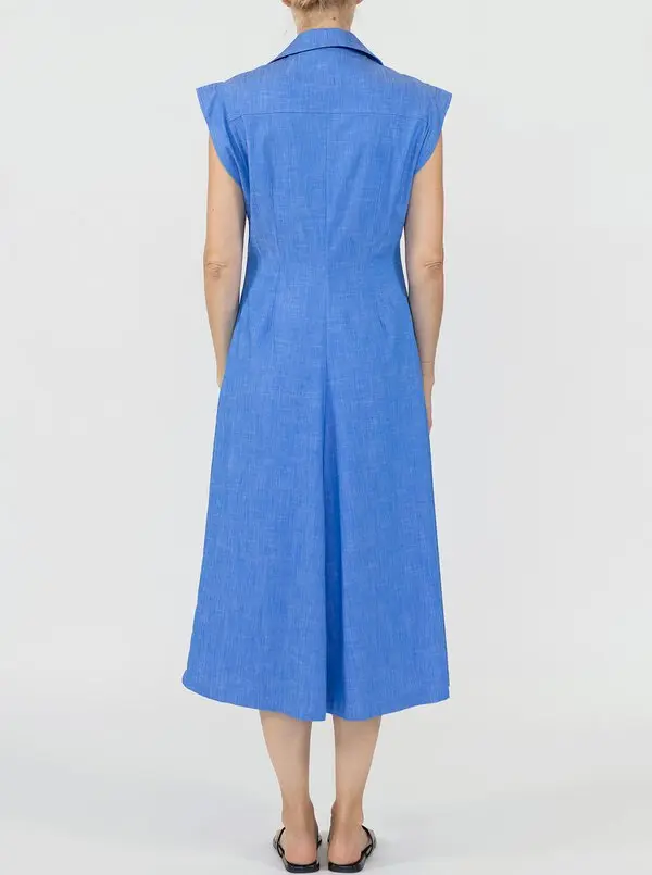 CALLAS MILANO Miami Sleeveless Shirtdress