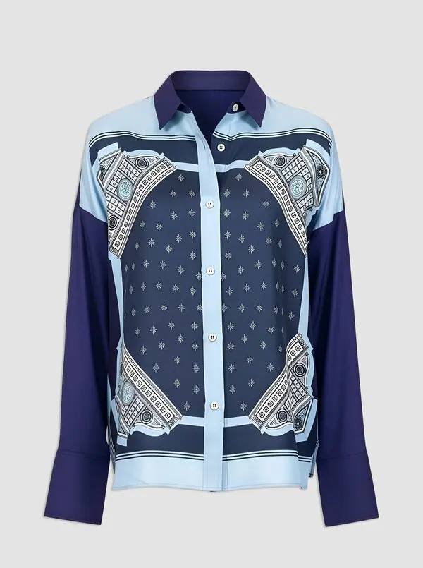 CALLAS MILANO Ps26 Sirene Scarf Front Shirt