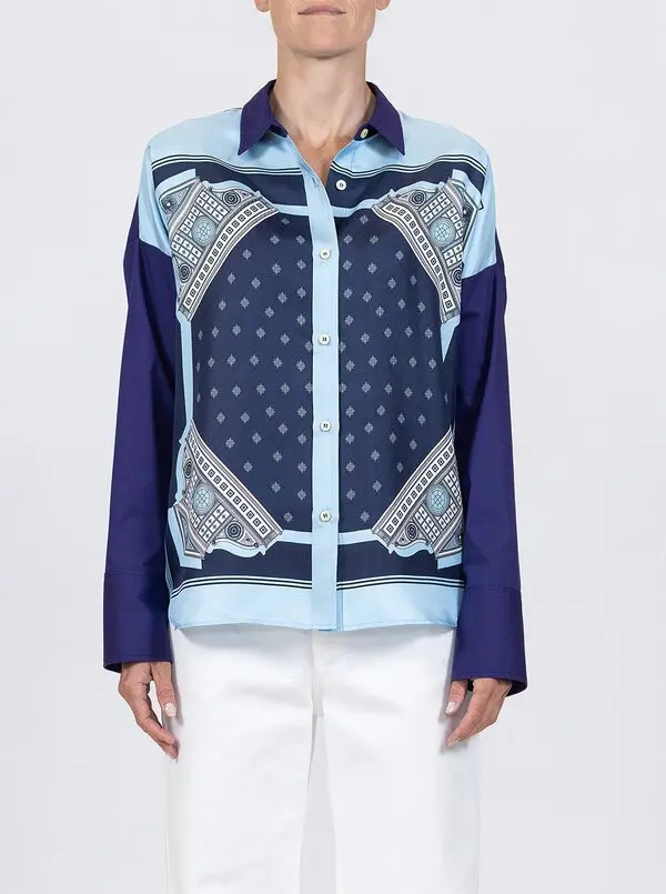CALLAS MILANO Ps26 Sirene Scarf Front Shirt