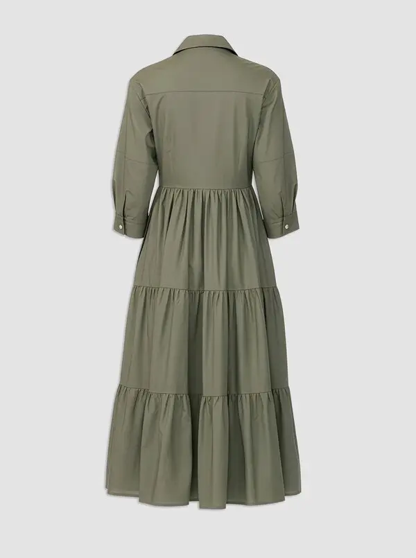 CALLAS MILANO Marseille Tiered Shirtdress