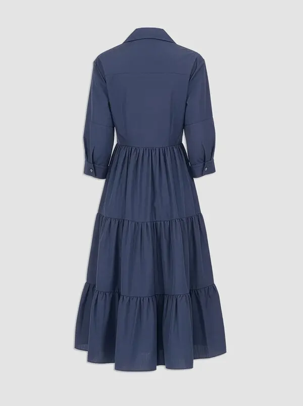 CALLAS MILANO Marseille Tiered Shirtdress