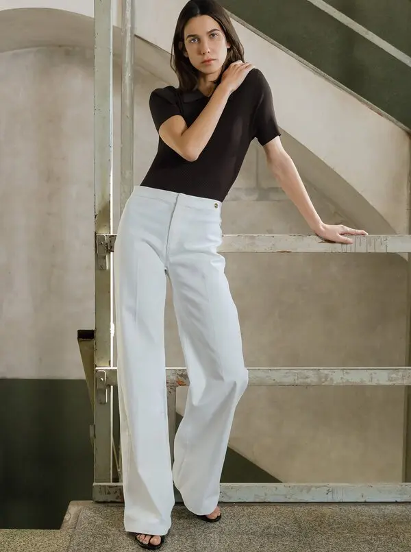 CALLAS MILANO Ps26 Jane Flare Trousers - White