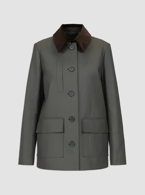 FW26 Ps26 Hudson Field Jacket With Velvet Collar