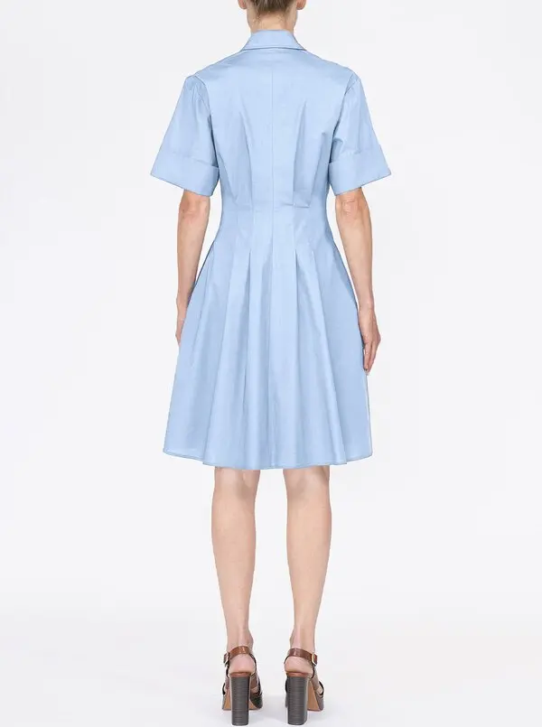 CALLAS MILANO Ps26 Bergamo Fit And Flare Shirt Dress