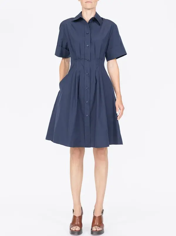 CALLAS MILANO Bergamo Fit And Flare Shirtdress
