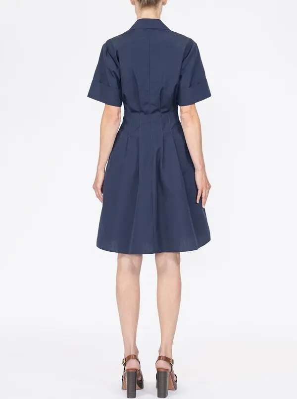 CALLAS MILANO Bergamo Fit And Flare Shirtdress