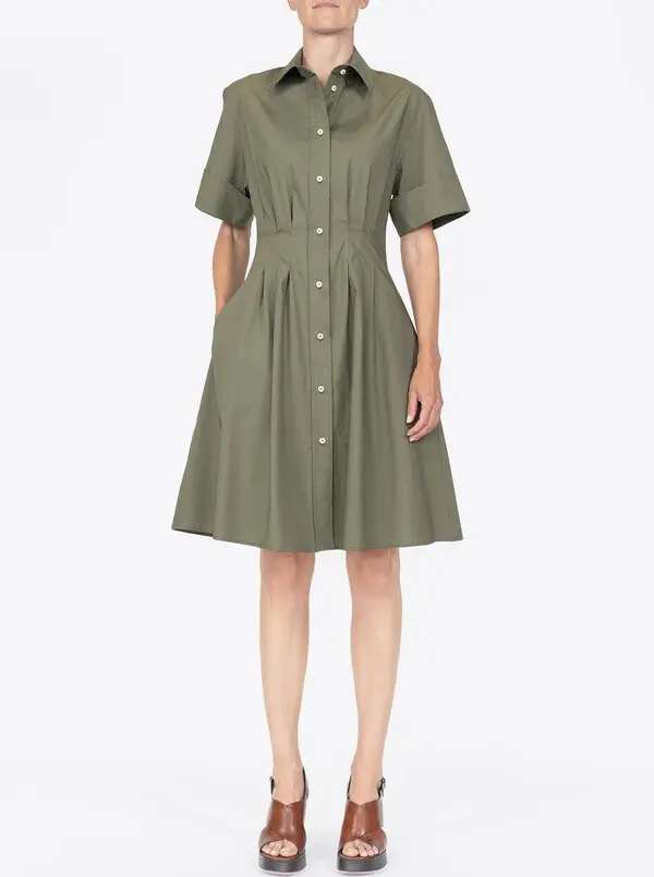 CALLAS MILANO Bergamo Fit And Flare Shirtdress