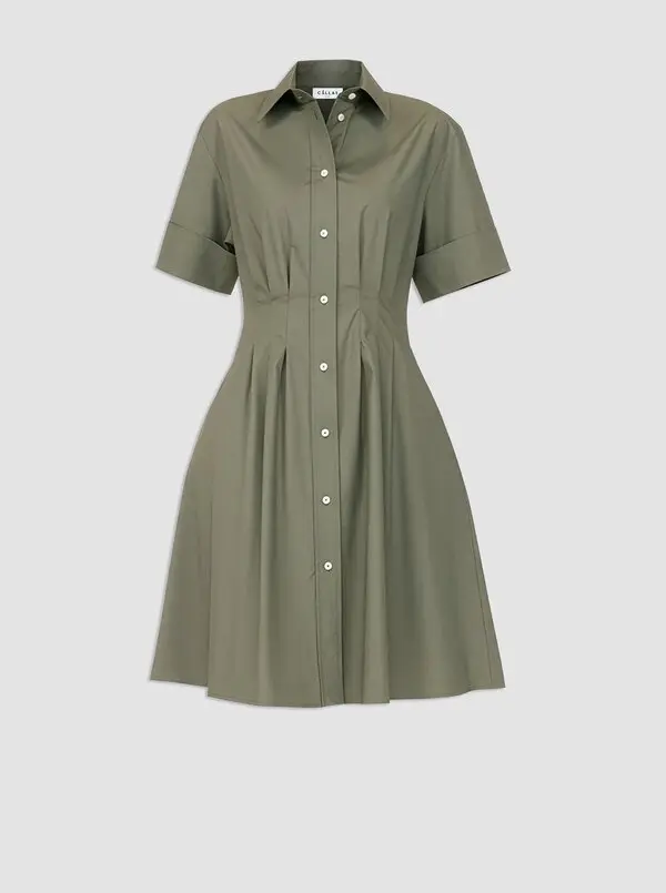 CALLAS MILANO Bergamo Fit And Flare Shirtdress