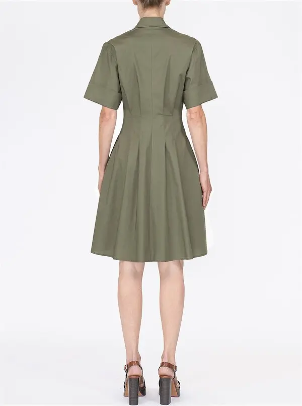 CALLAS MILANO Bergamo Fit And Flare Shirtdress