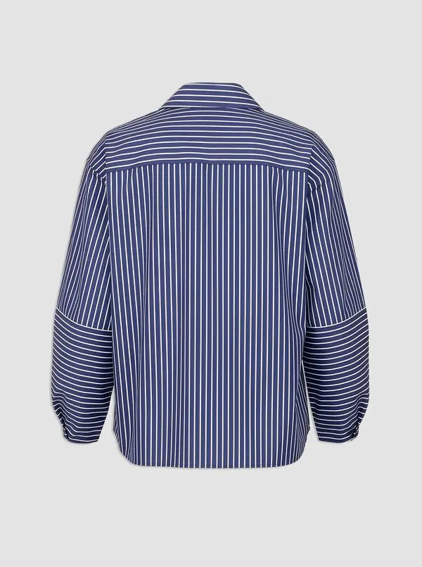 CALLAS MILANO Ps26 Aura Lantern Sleeve Stripe Shirt