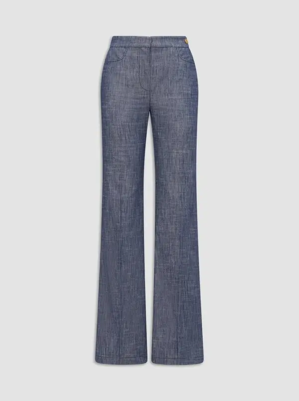 CALLAS MILANO Permanent Collection Tonne High Rise Flare Jeans - Navy
