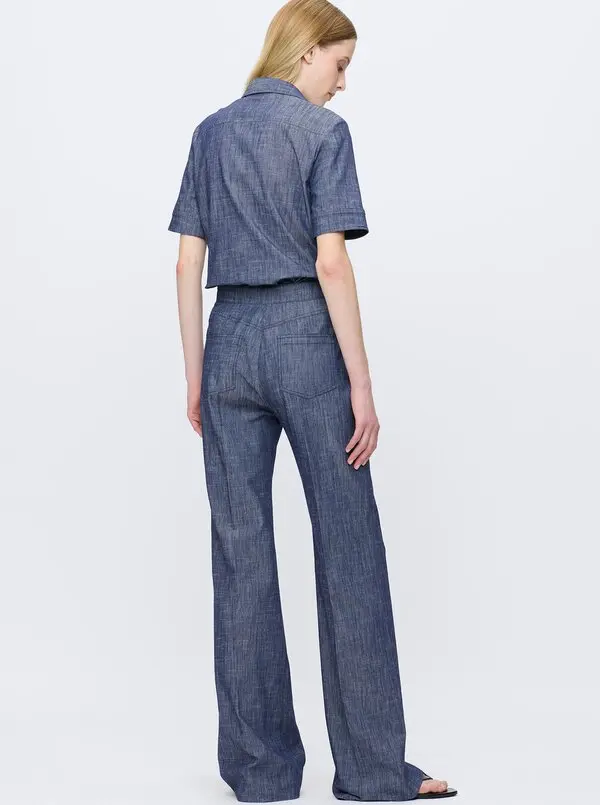 CALLAS MILANO Permanent Collection Tonne High Rise Flare Jeans - Navy