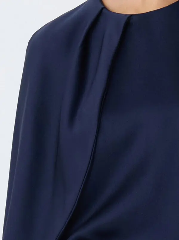 Permanent Collection Bliss Drape Sleeve Blouse