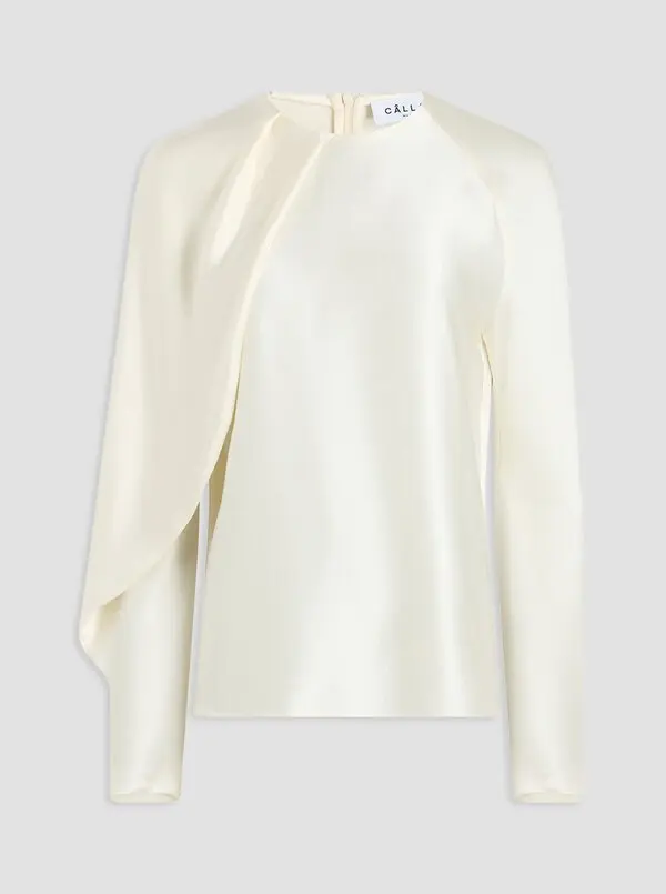 Permanent Collection Bliss Drape Sleeve Blouse