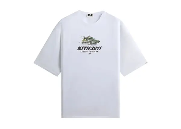 Kith X New Balance 2011 Sketch Jones Tee Shirt - White