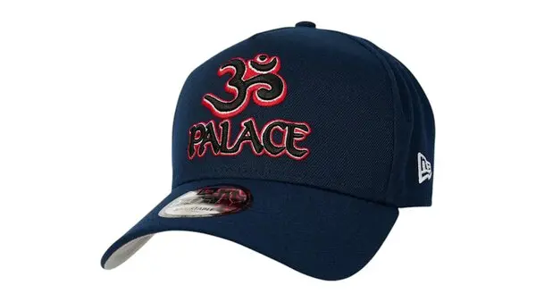 PALACE X New Era Om Aframe Hat - Navy Blue