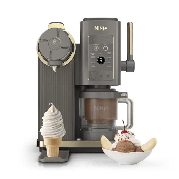 NINJA Creami Scoop & Swirl Soft Serve Ice Cream Machine