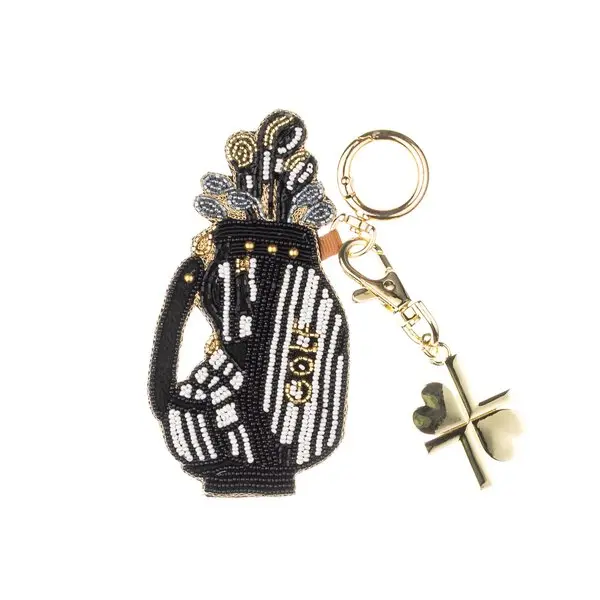 LAINES LONDON Hand-beaded Golf Bag Charm