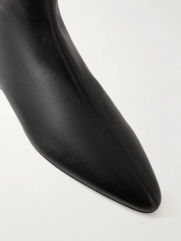 HERBERT LEVINE All In All Leather Over-the-knee Boots