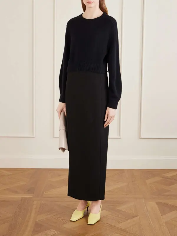 Khaite Masie Wool And Cashmere-blend Sweater