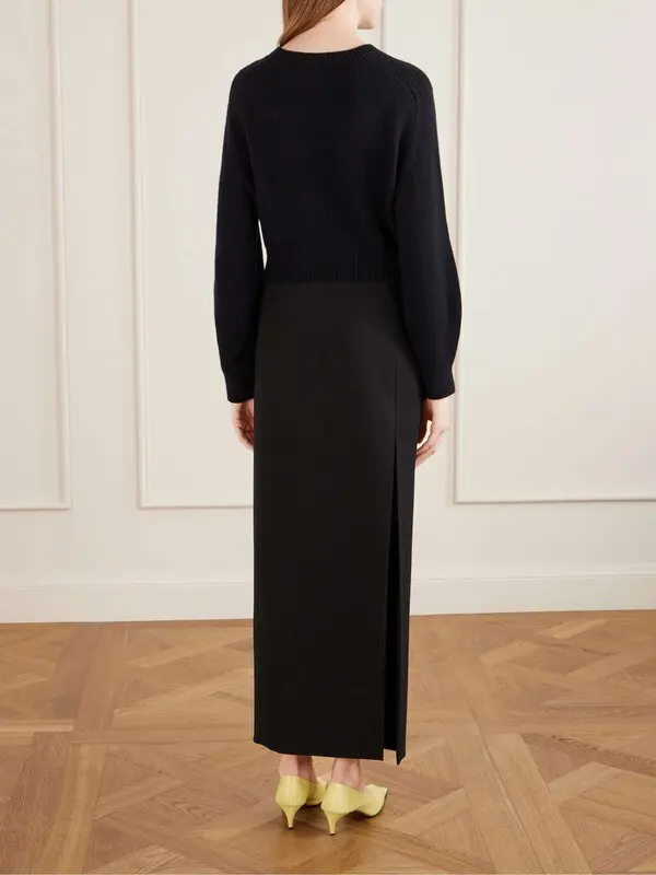 Khaite Masie Wool And Cashmere-blend Sweater