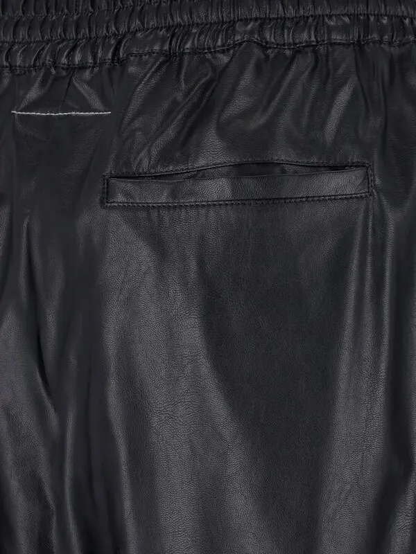 MAISON MARGIELA Wide Faux Leather Pants