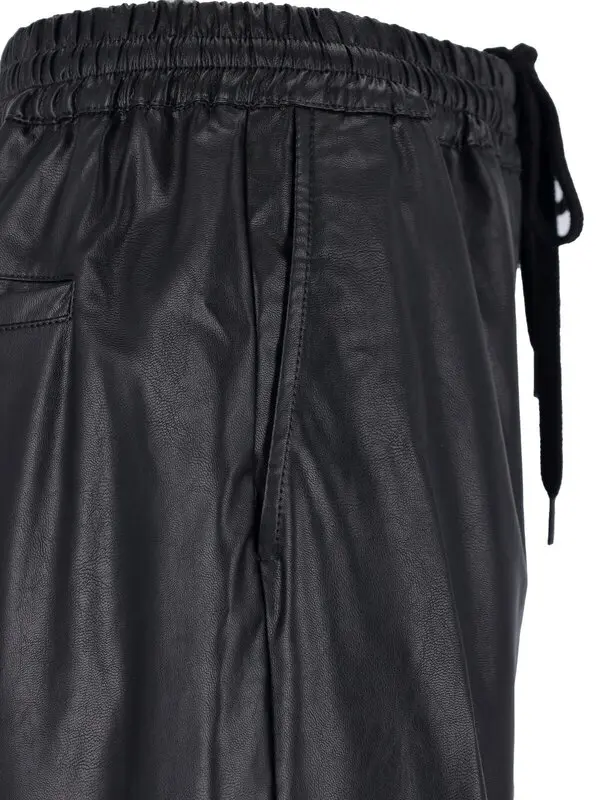 MAISON MARGIELA Wide Faux Leather Pants