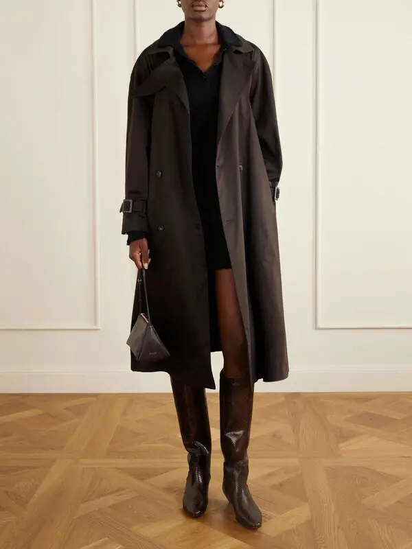 Le Monde Beryl Allegra 25 Snake-effect Leather Knee Boots
