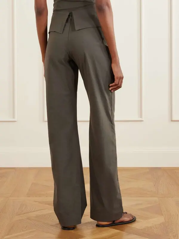 ST. AGNI Studio Twill Skinny-leg Pants