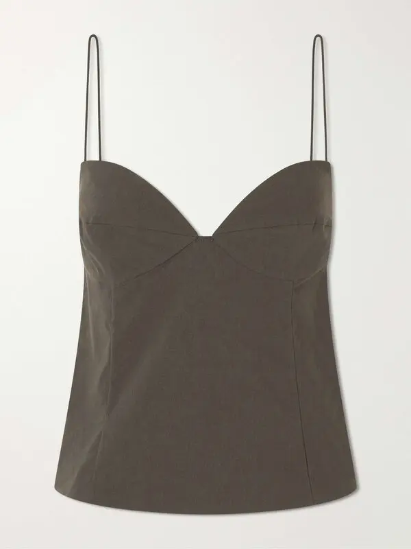ST. AGNI Studio Stretch Poplin Camisole