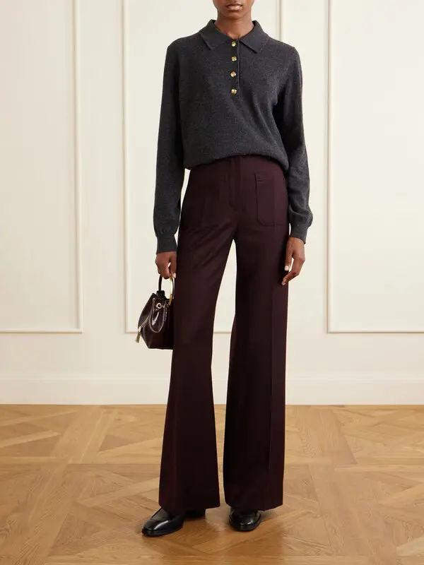 JIMMY CHOO Wilder Leather Loafers With Stacked Heel - Black