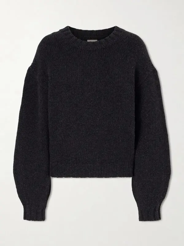 Khaite Gemma Cashmere Knit Sweater - Gray