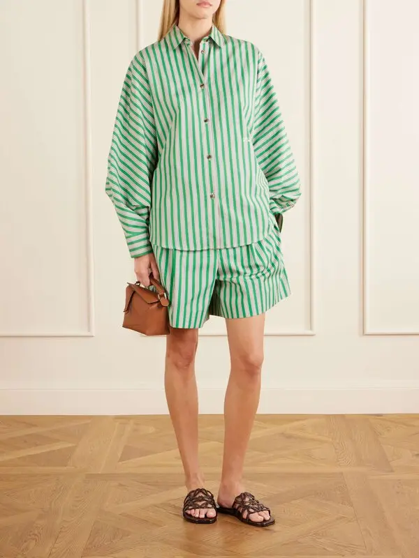 Loewe Petal Anagram Croc-effect Leather Slides