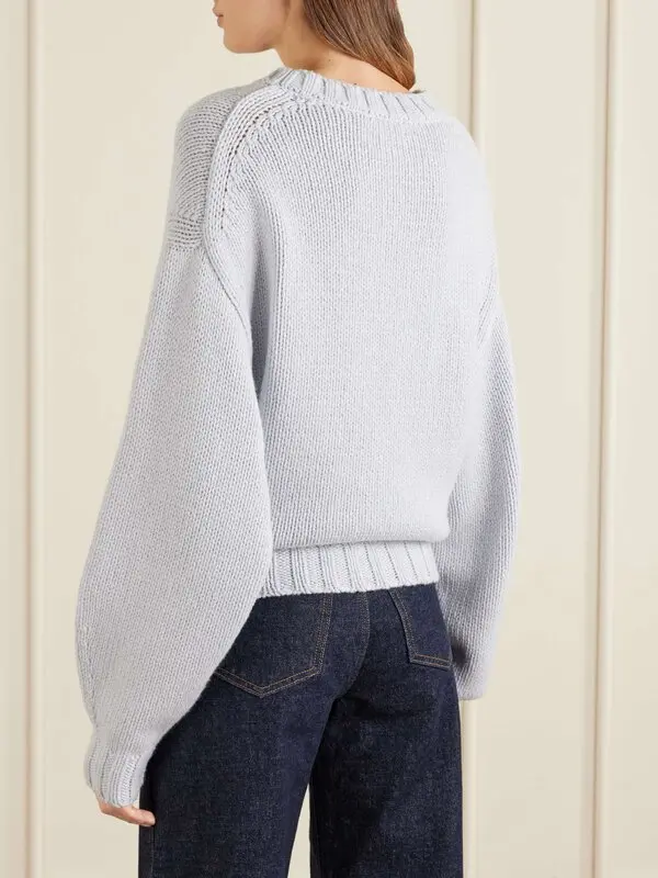 Khaite Gemma Knitted Cashmere Sweater